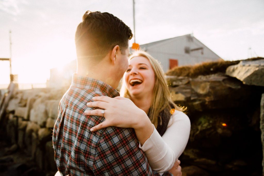 Jessica & Nicholas | Cape Porpoise Engagement Session | Maine Wedding ...