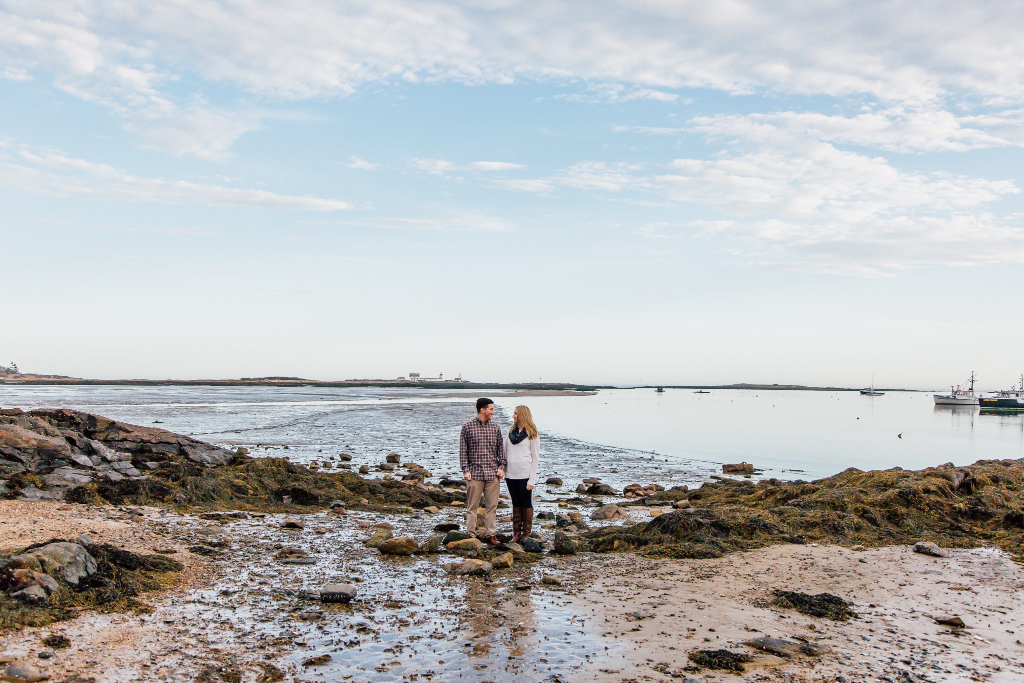 Jessica & Nicholas | Cape Porpoise Engagement Session | Maine Wedding ...