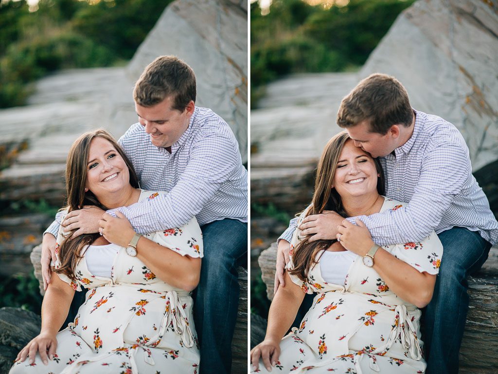 Lara & Ryan | Engagement Photos at Two Lights State Park | Cape ...